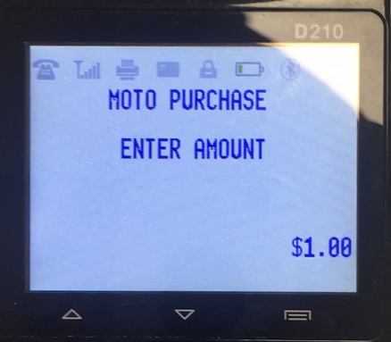 Introduction to MOTO payments on terminals: