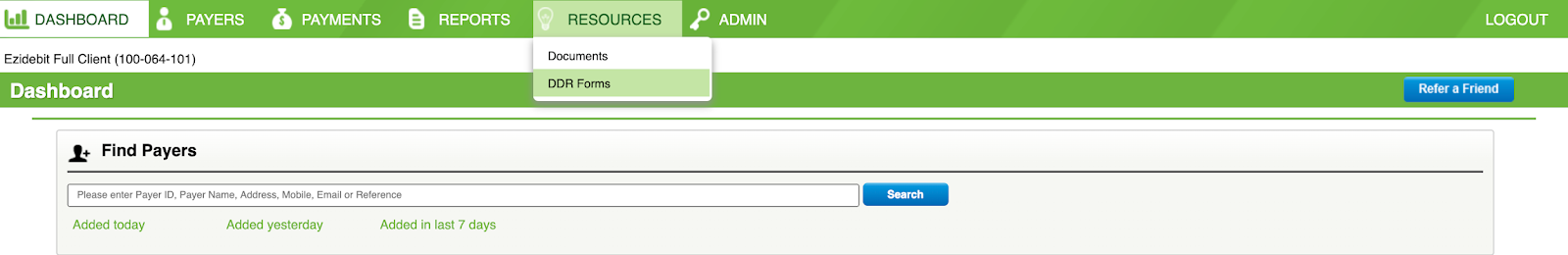 Types of Direct Debit forms