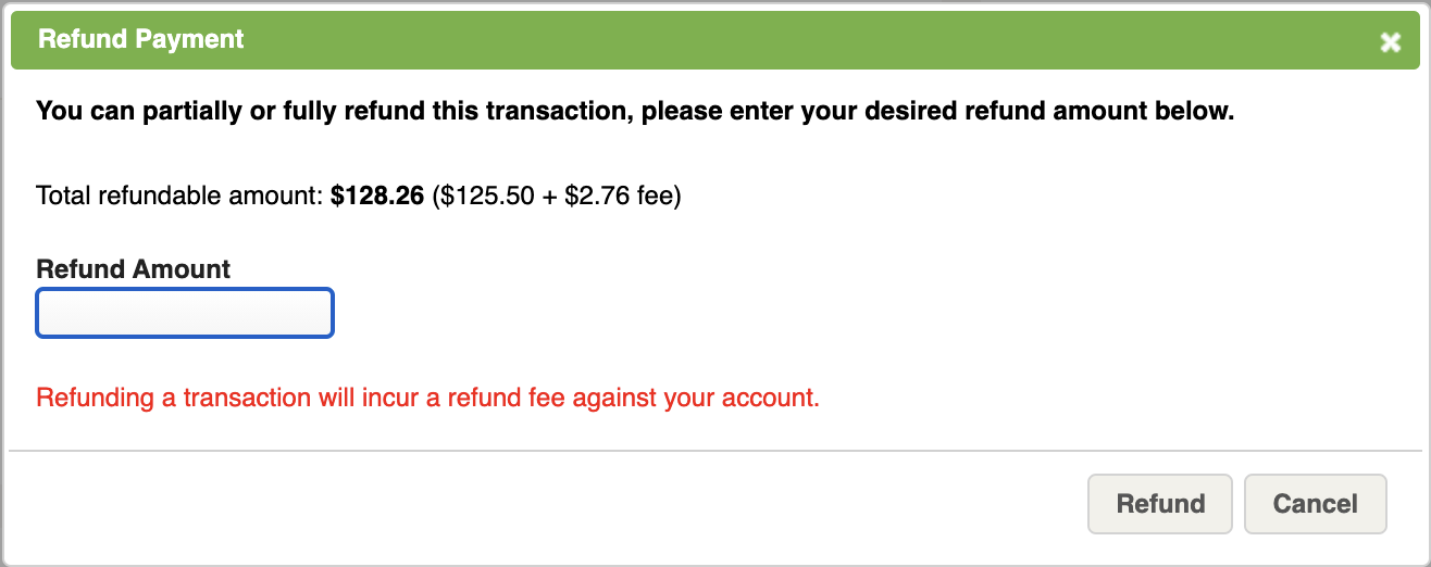 How to refund a payment in EziOnline
